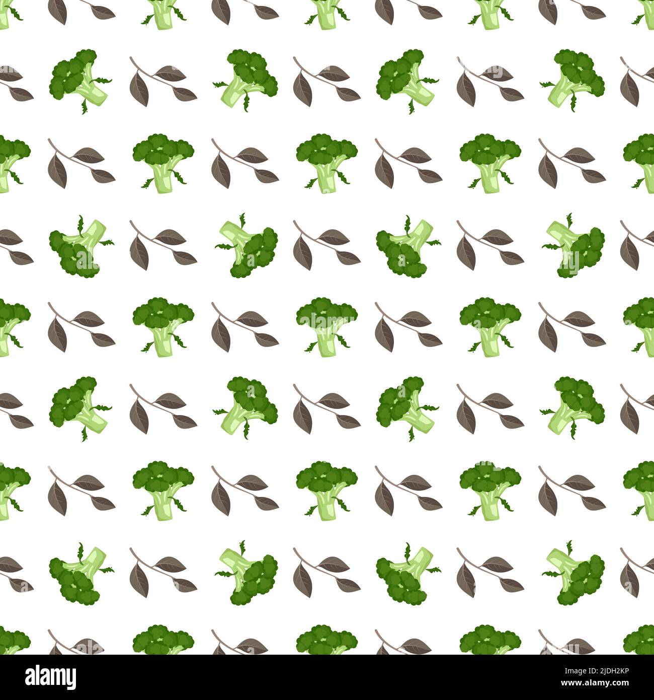 Green vegetable illustration pattern hi-res stock photography and ...