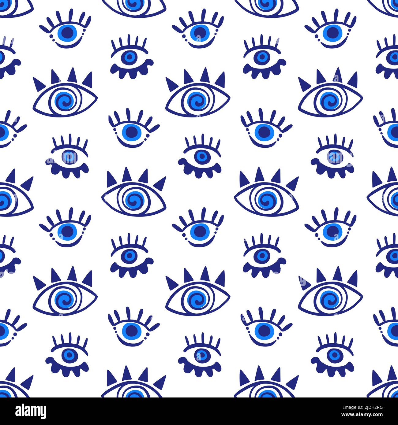 Colorful evil eyes Stock Vector Images - Alamy