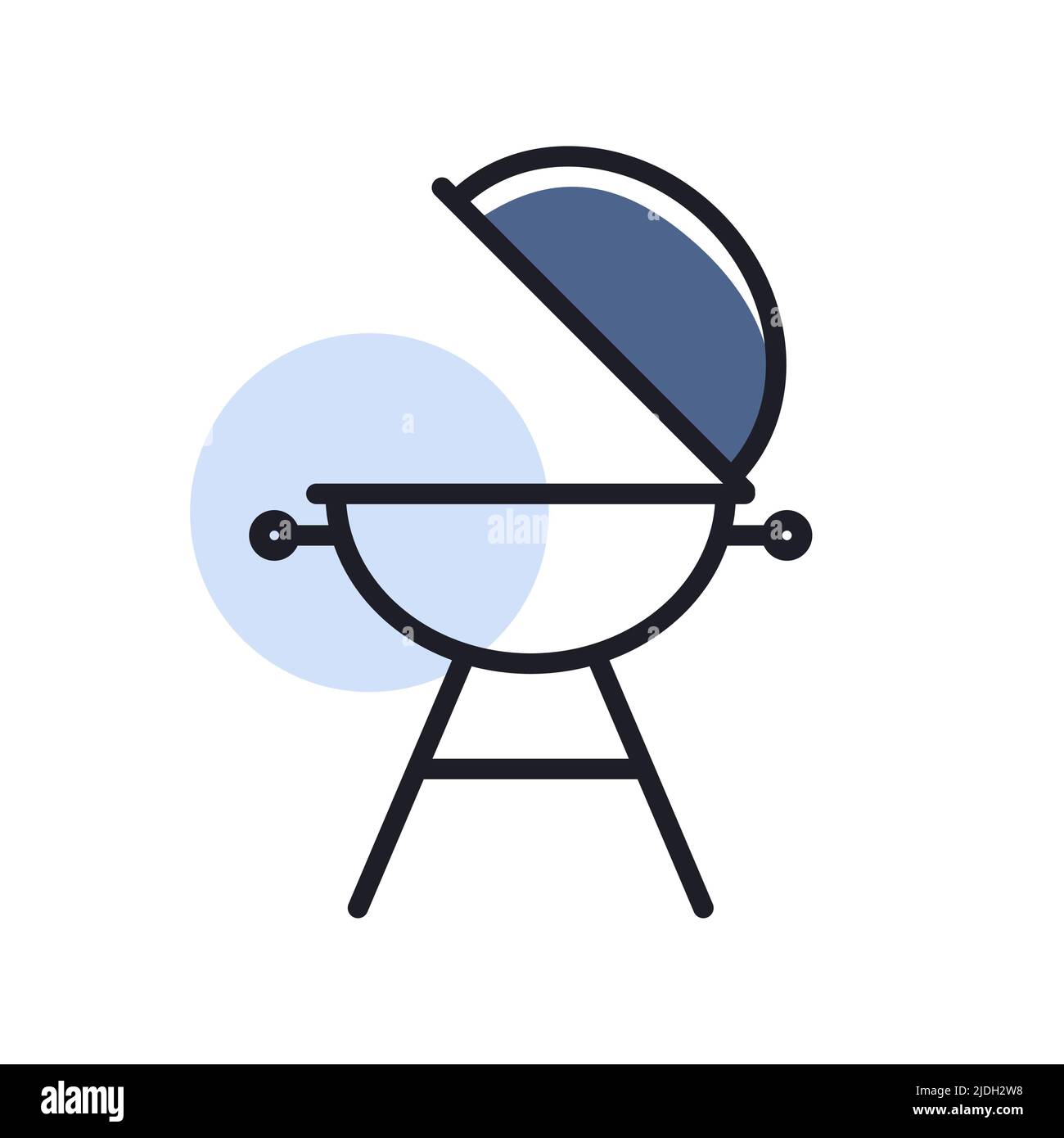 Grill barbeque cookout vector isolated icon. Graph symbol for cooking ...