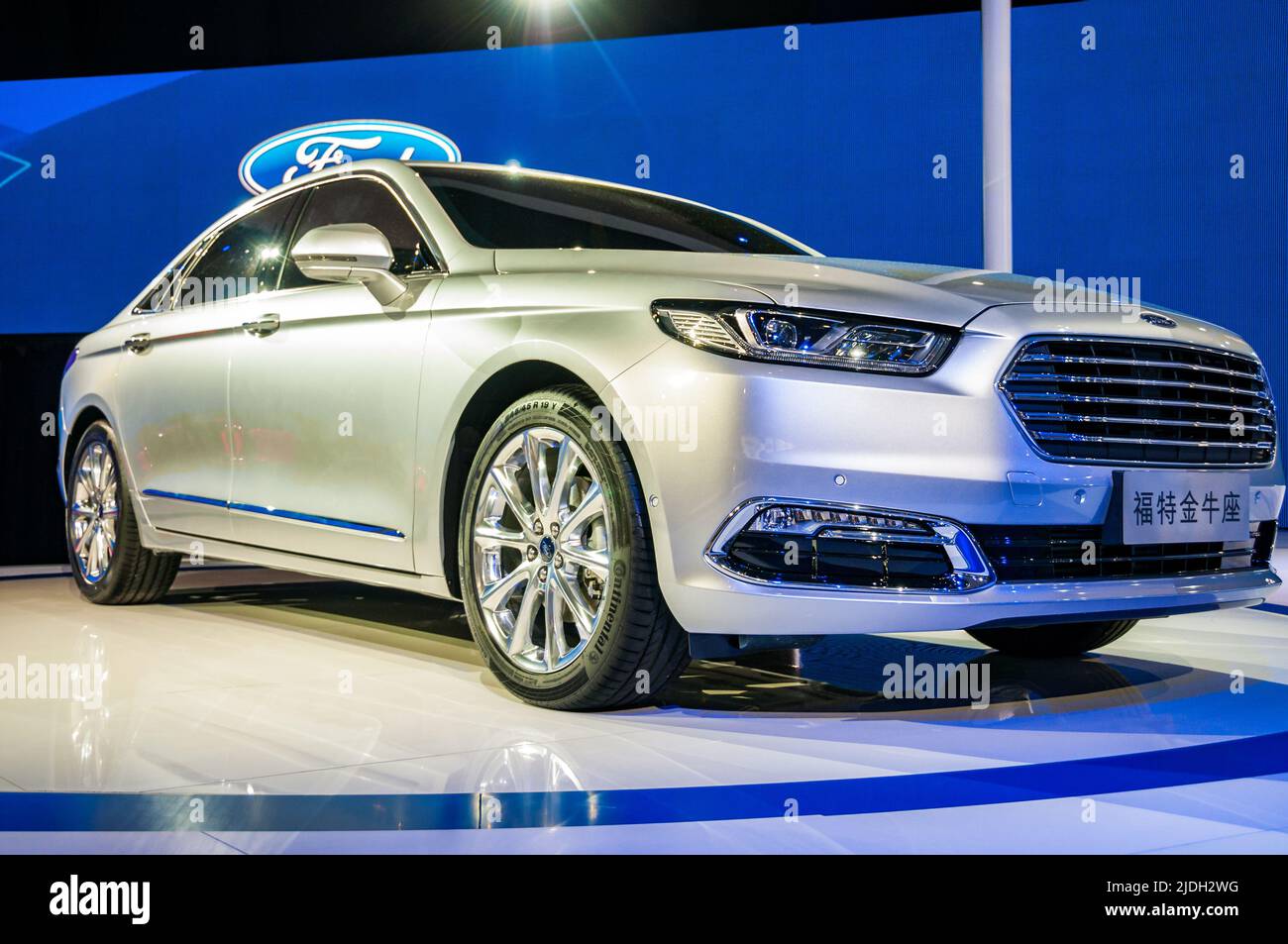Ford Taurus on display at the 2015 Shanghai Auto Show Stock Photo - Alamy