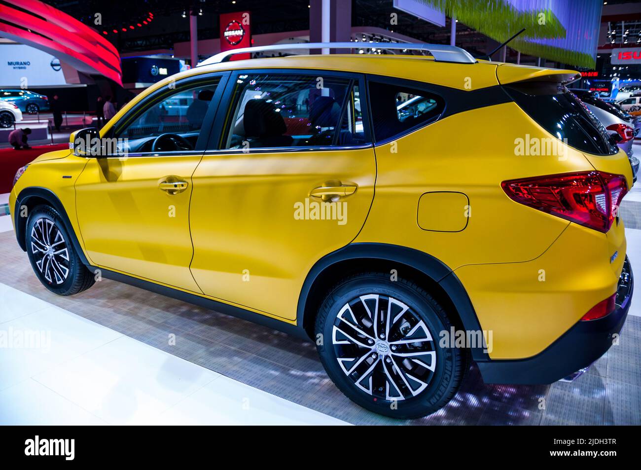 BYD Song on display at the 2015 Shanghai Auto Show Stock Photo - Alamy