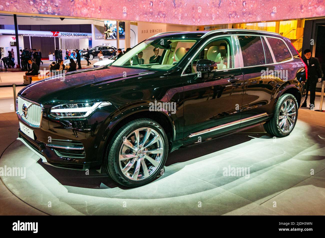 Volvo XC90 Excellence on display at the 2015 Shanghai Auto Show Stock Photo - Alamy