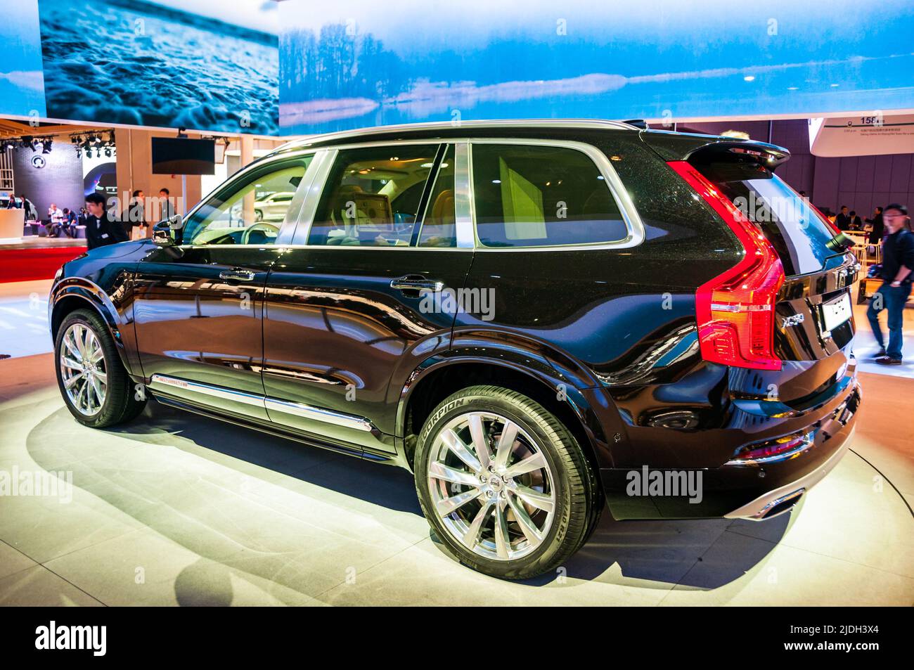 Volvo XC90 Excellence on display at the 2015 Shanghai Auto Show Stock Photo - Alamy