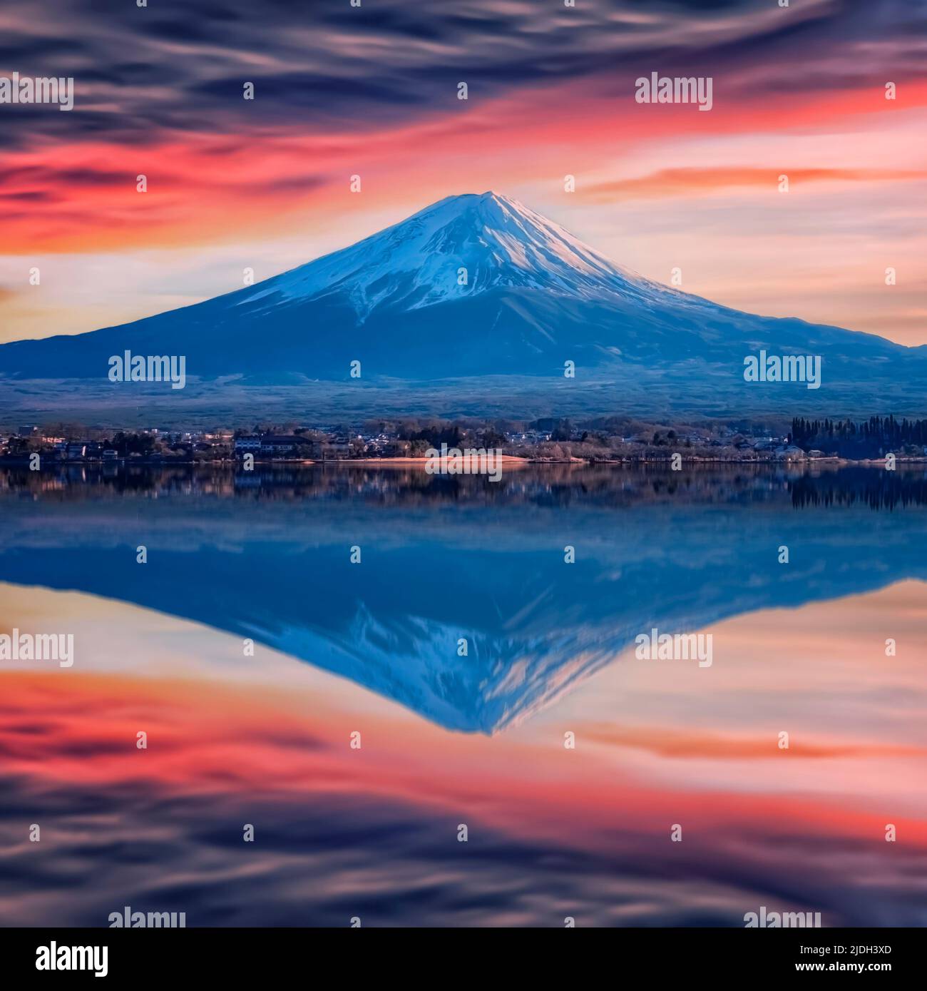 Japan sunset nature hi-res stock photography and images - Alamy