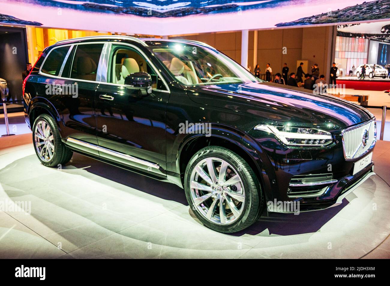 Volvo XC90 Excellence on display at the 2015 Shanghai Auto Show Stock ...