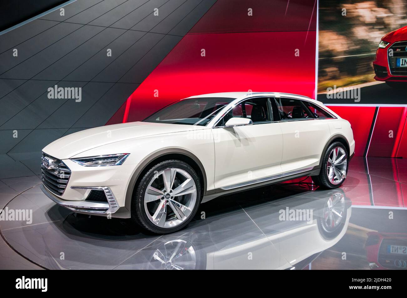 Audi Prologue Allroad concept on display at the 2015 Shanghai Auto Show ...