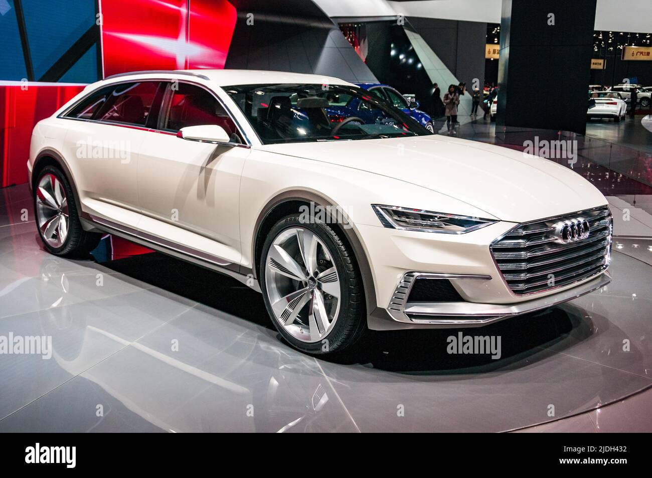 Audi Prologue Allroad concept on display at the 2015 Shanghai Auto Show ...