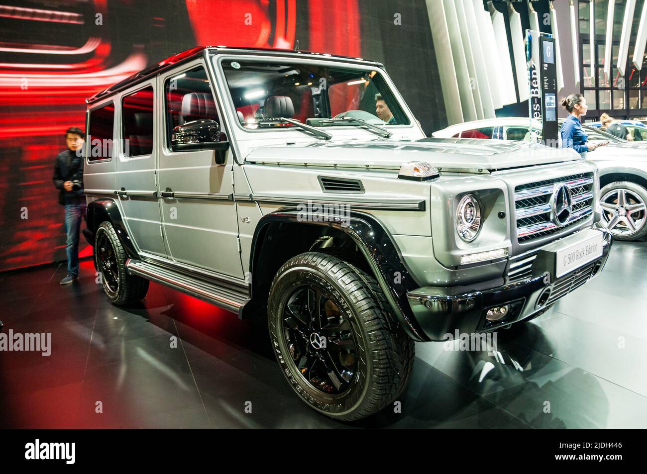 Mercedes-Benz G500 Rock Edition on display at the 2015 Shanghai Auto ...