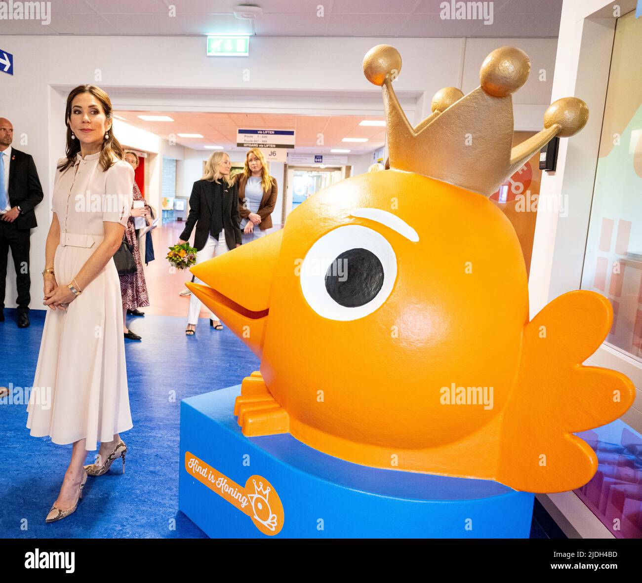 Rotterdam, Netherlands - 21 Jun 2022, Crown Princess Mary of Denmark ...