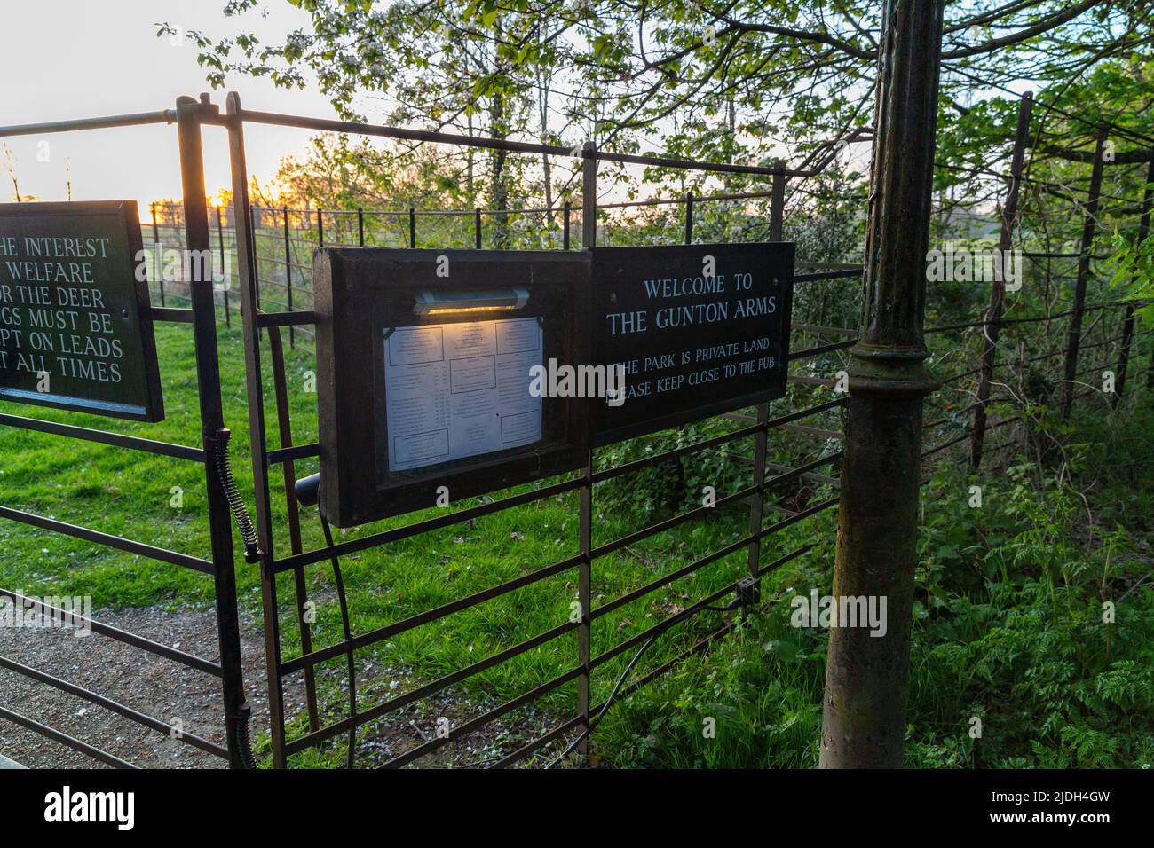 The Gunton Arms, Norfolk Stock Photo - Alamy