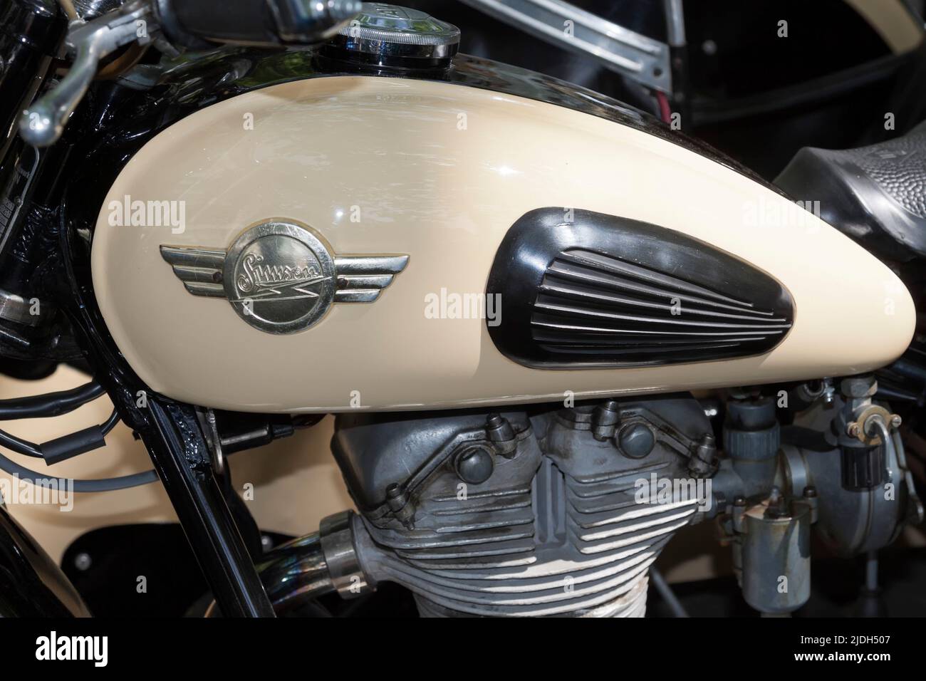 Motorcycle Simson in Berlin, Classic Days 2022, Germany Stock Photo - Alamy