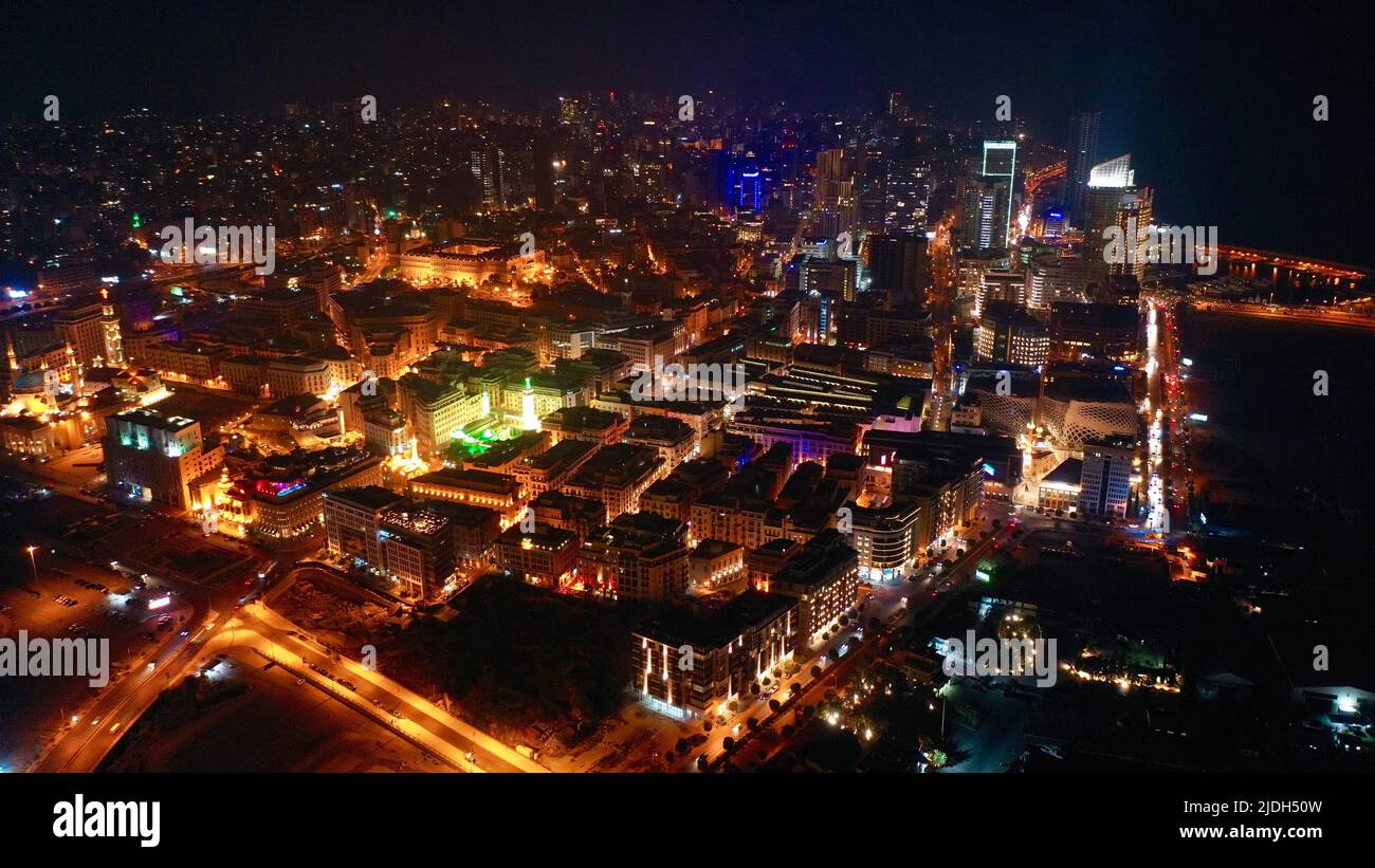 Downtown beirut night hi-res stock photography and images - Alamy