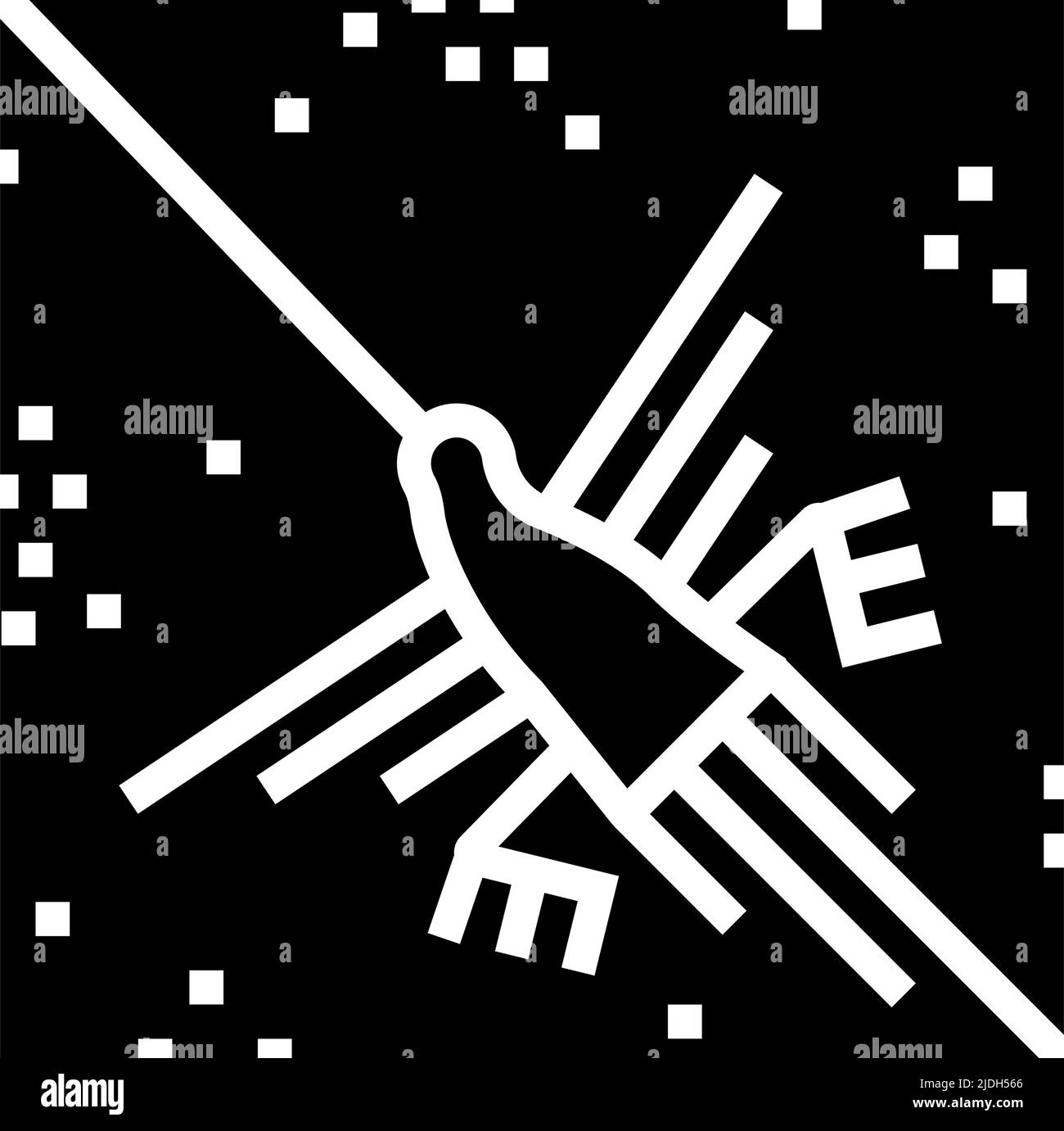 nazca picture glyph icon vector illustration Stock Vector Image & Art ...