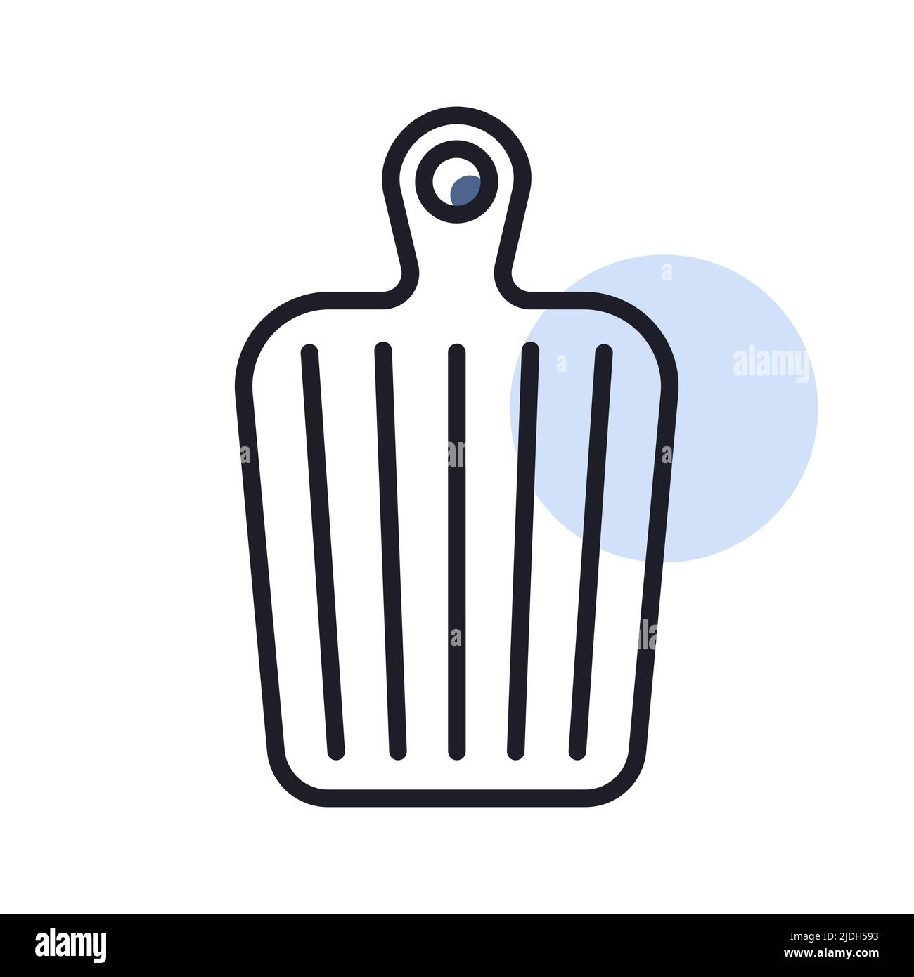 Cutting board vector icon. Chopping Board symbol. Graph symbol for ...