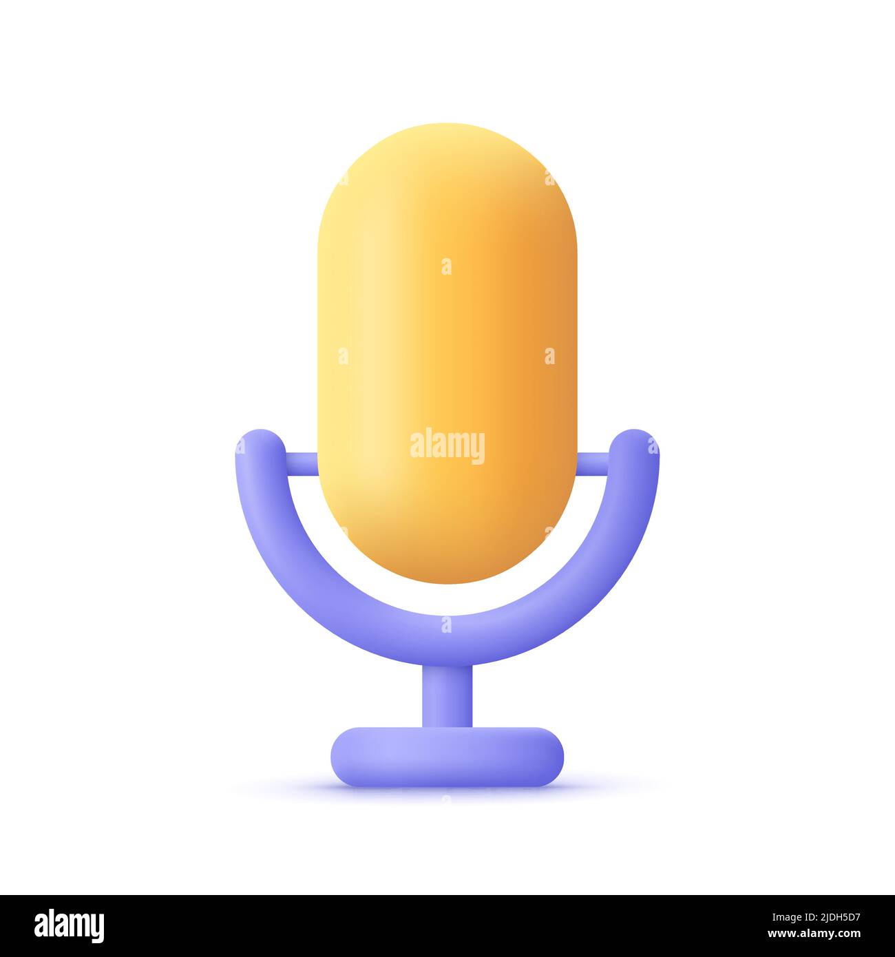 Cartoon microphone and stand hi-res stock photography and images - Alamy