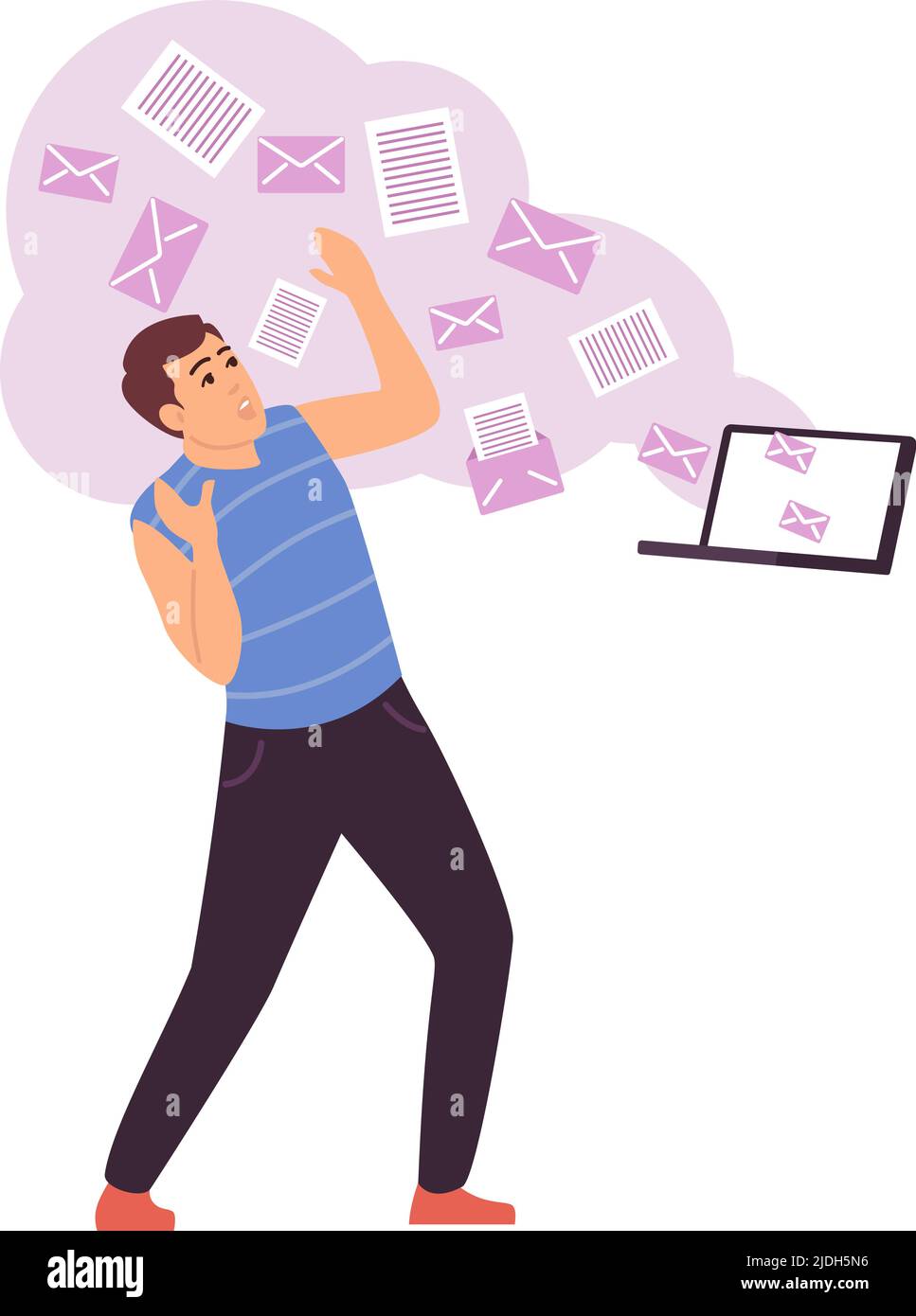 Sensory overload Stock Vector Images - Alamy