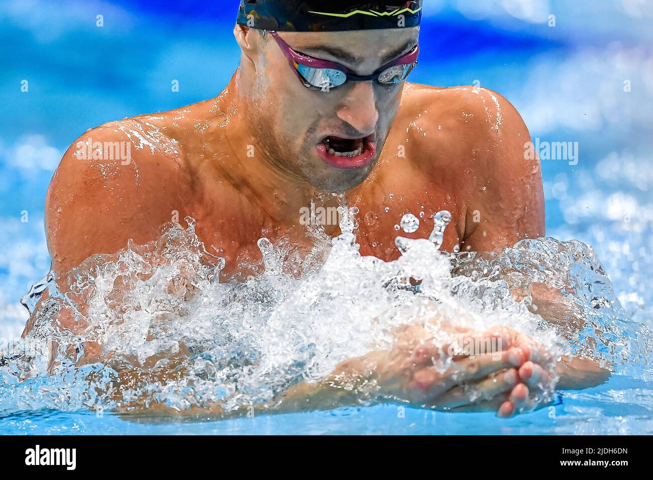 Budapest, Hungary. 21st June, 2022. RAZZETTI Alberto ITA200m Individual ...