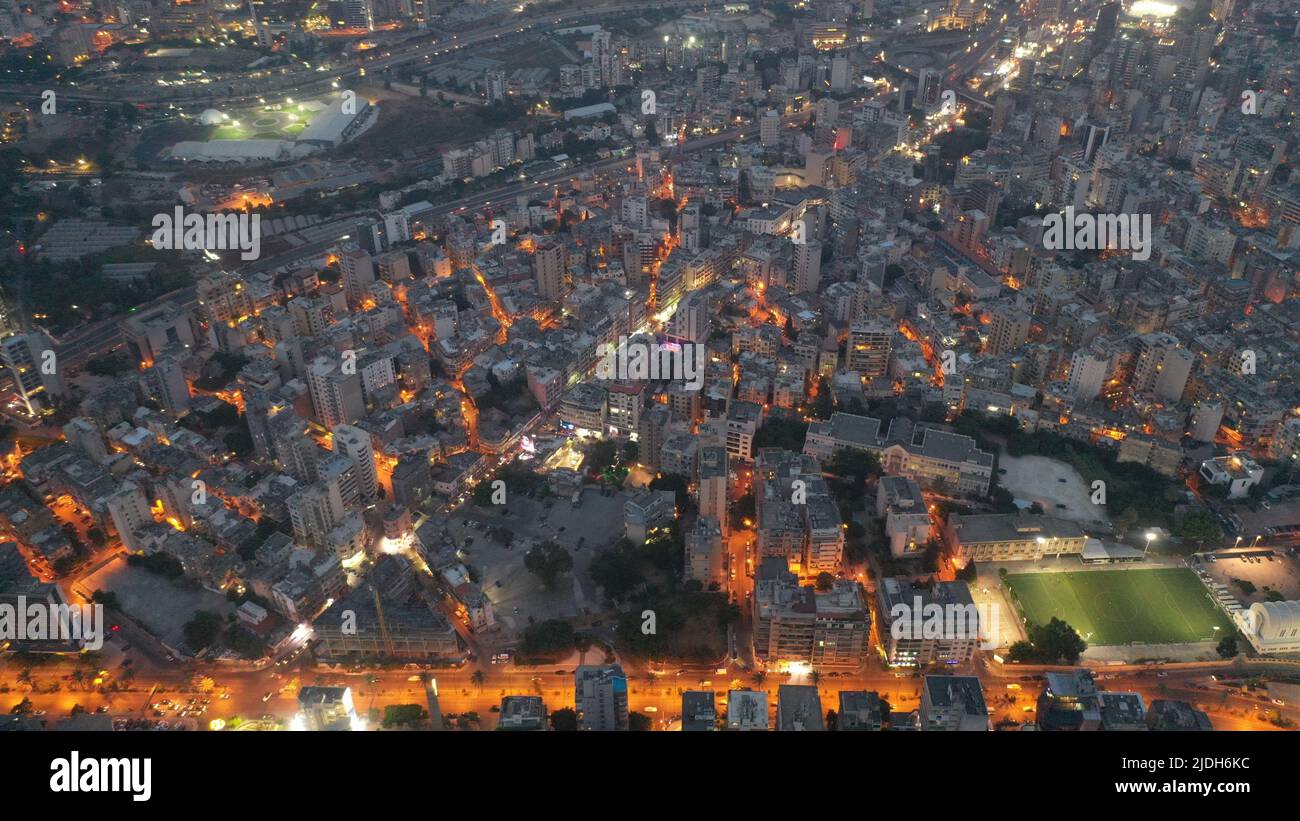 Lebanon beirut night shot hi-res stock photography and images - Alamy