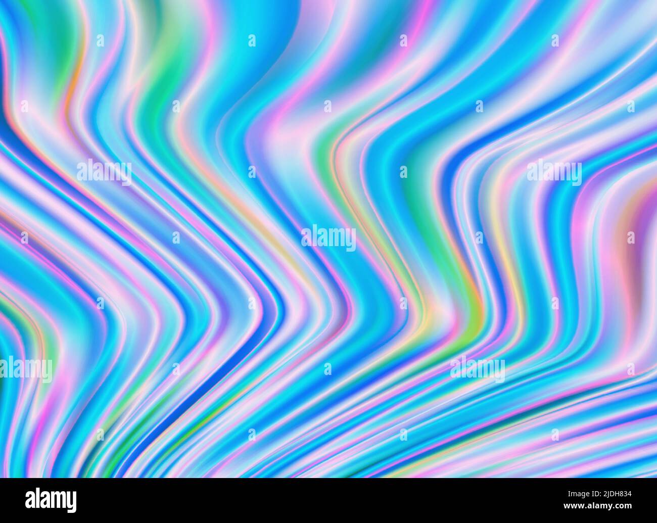 Background with colorful chromatic waves, hologram foil pattern Stock ...
