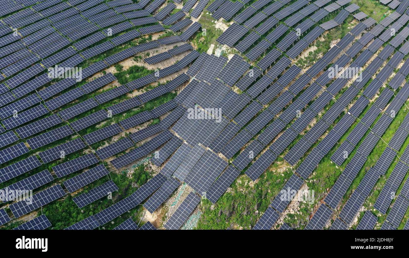 ANLONG, CHINA - JUNE 21, 2022 - An aerial photo taken on June 21, 2022 ...