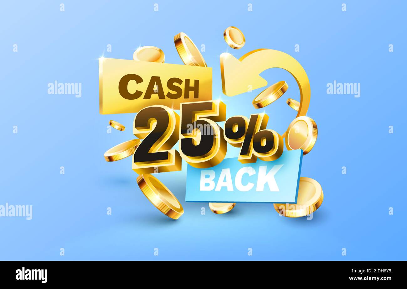 Bonus 25 cash back service hi-res stock photography and images - Alamy