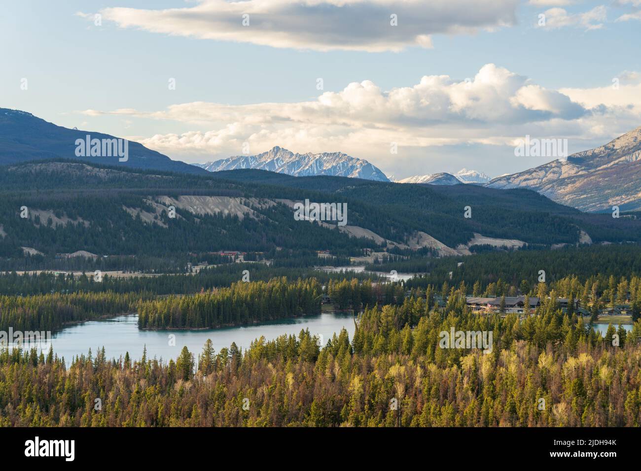 Jasper National Park Canadian Rockies beautiful scenery. Athabasca ...