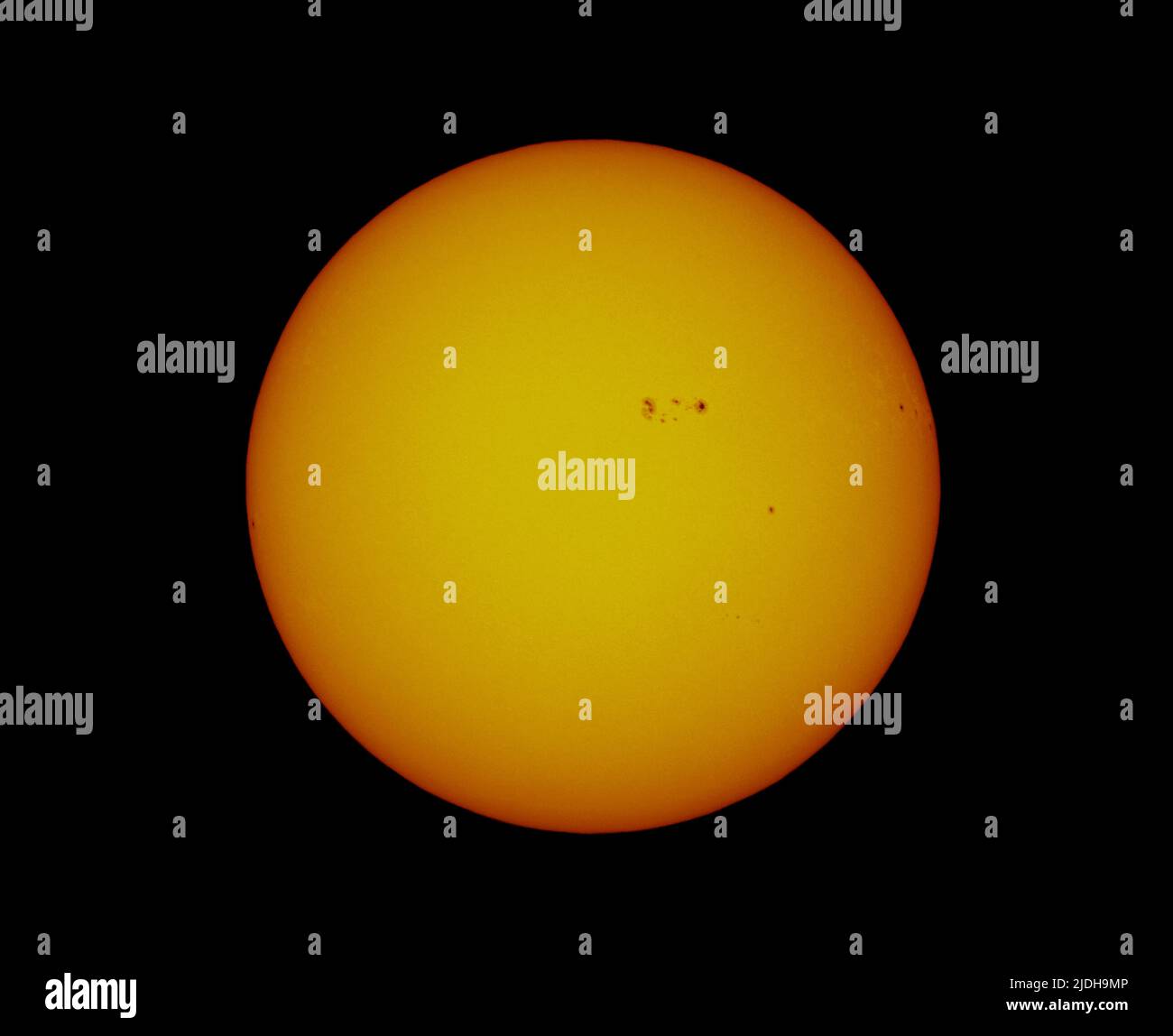 Telescope view of sunspots hi-res stock photography and images - Alamy