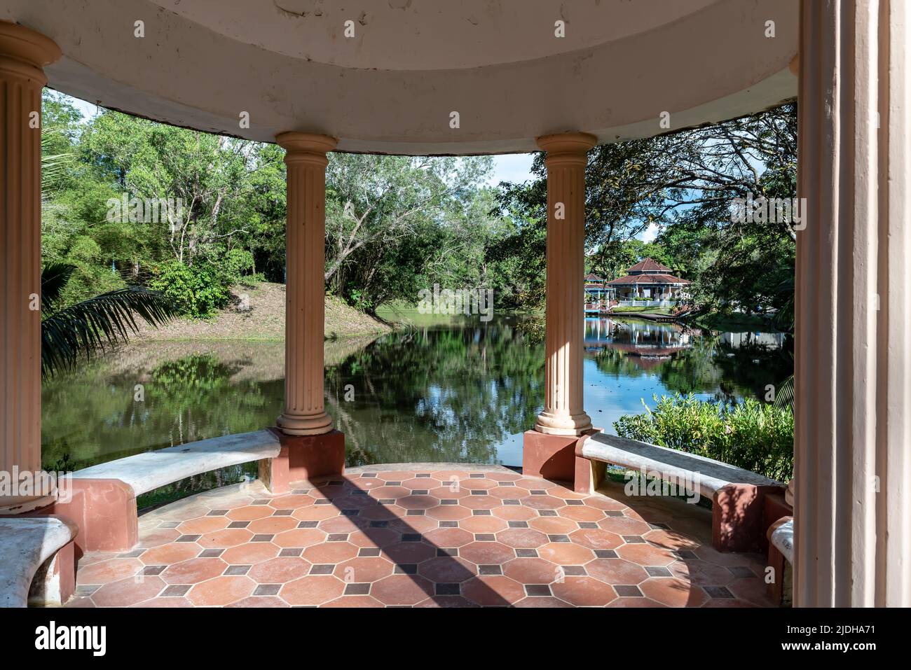 Labuan, Malaysia-June 08, 2021, Labuan Botanical Garden is one of many ...