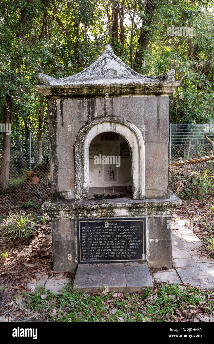 old Tomb in the Labuan Malaysia forest, Labuan, Malaysia Stock Photo ...