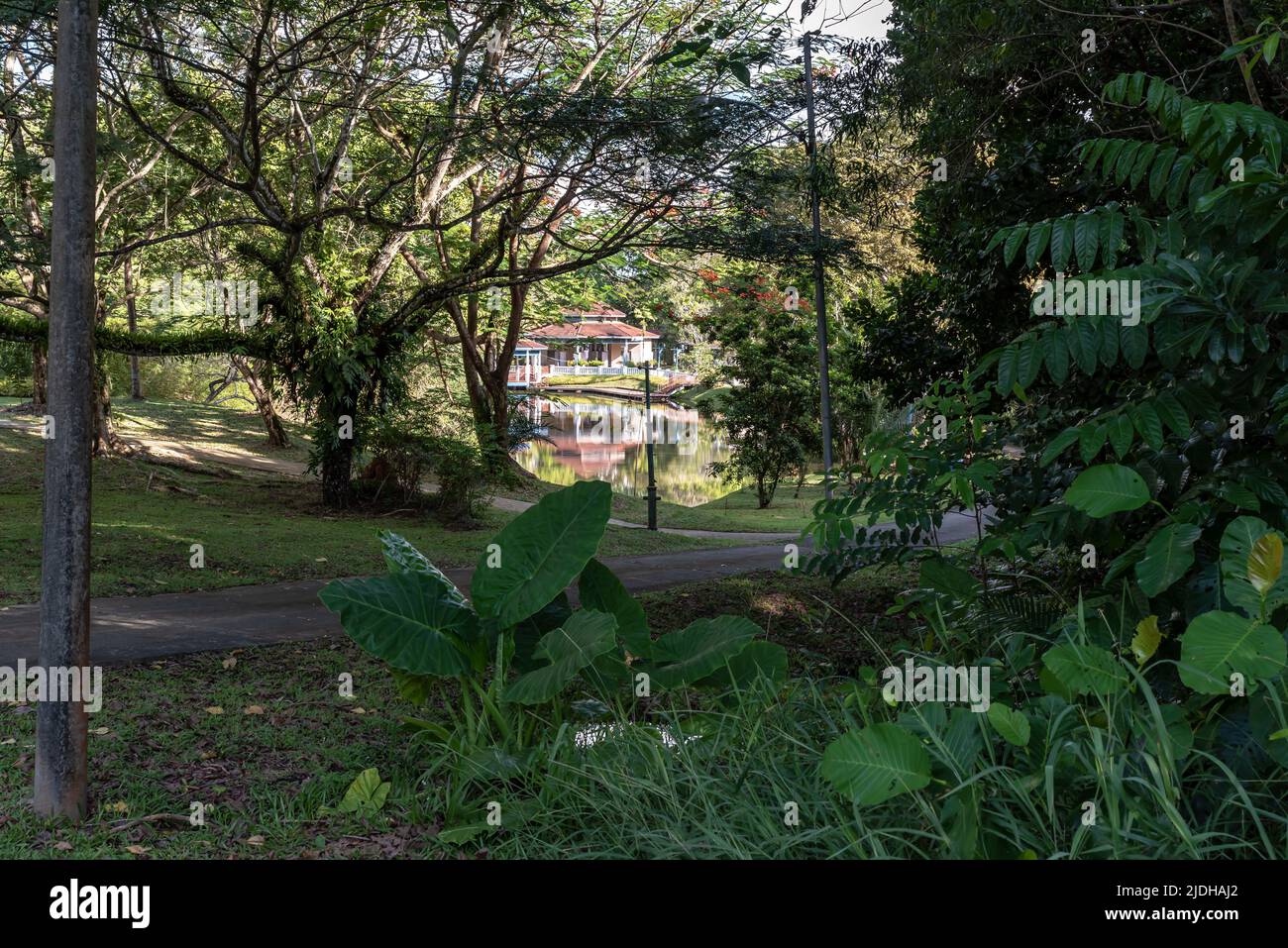 Labuan, Malaysia-June 08, 2021, Labuan Botanical Garden is one of many ...