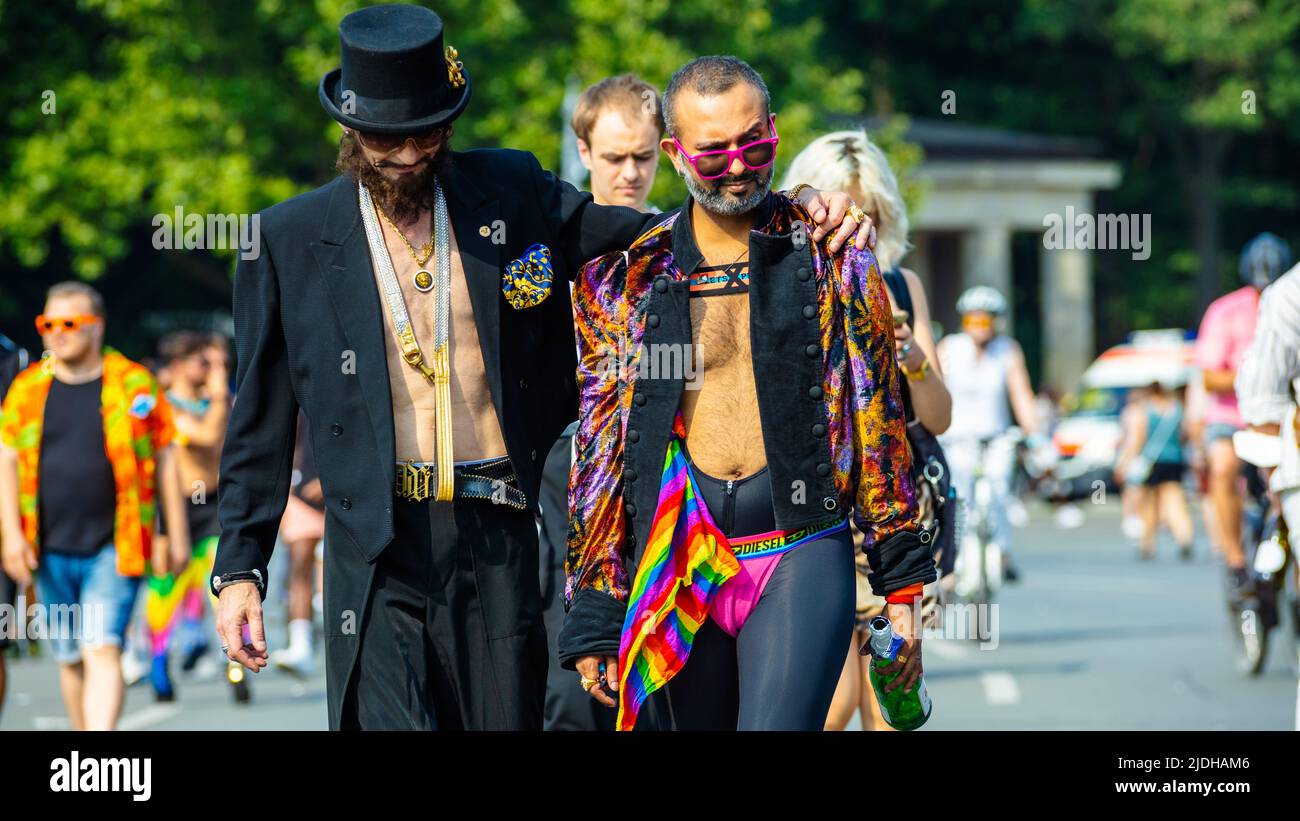 The Famous Christopher Street Day CSD In Berlin Stock Photo - Alamy