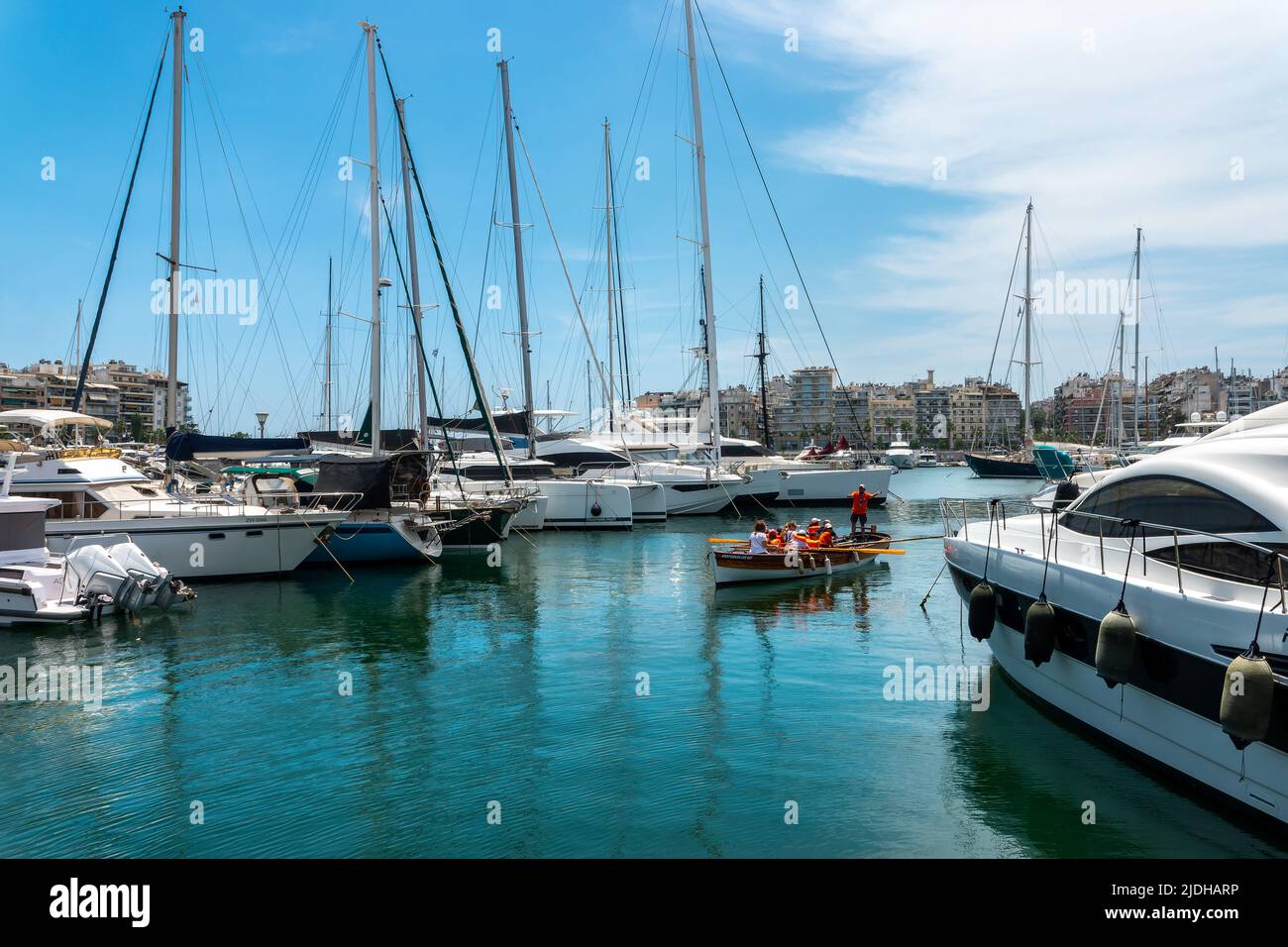 The coastal town and harbour of Piraeus, Athens, Greece Stock Photo - Alamy