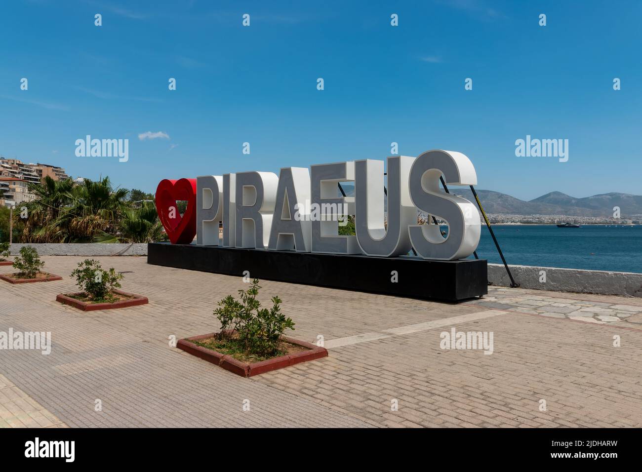 Aerial view cityscape piraeus greece hi-res stock photography and ...