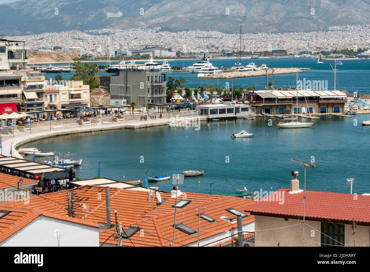 The coastal town and harbour of Piraeus, Athens, Greece Stock Photo - Alamy