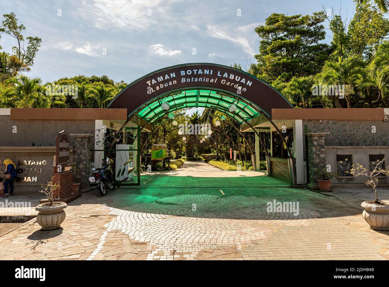 Labuan, Malaysia-June 08, 2021, Labuan Botanical Garden is one of many ...