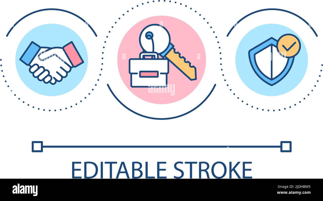 Job loss concept icon Stock Vector Images - Alamy