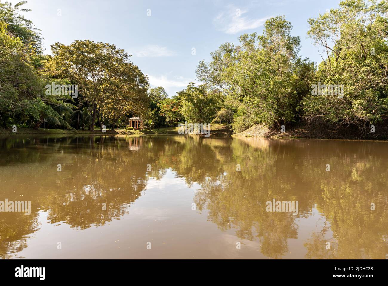 Labuan, Malaysia-June 08, 2021, Labuan Botanical Garden is one of many ...