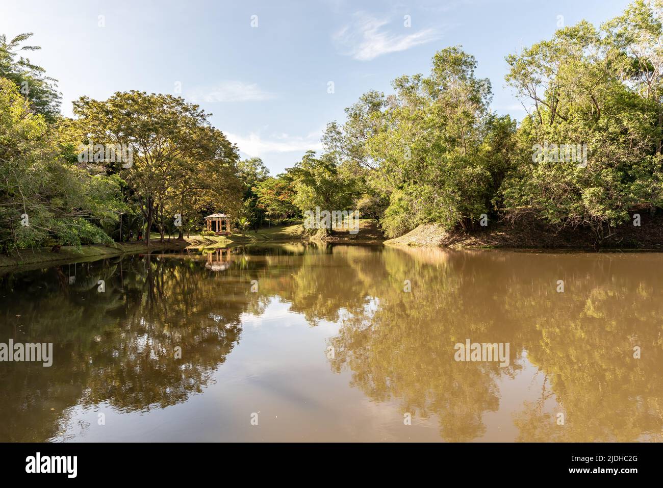 Labuan, Malaysia-June 08, 2021, Labuan Botanical Garden is one of many ...