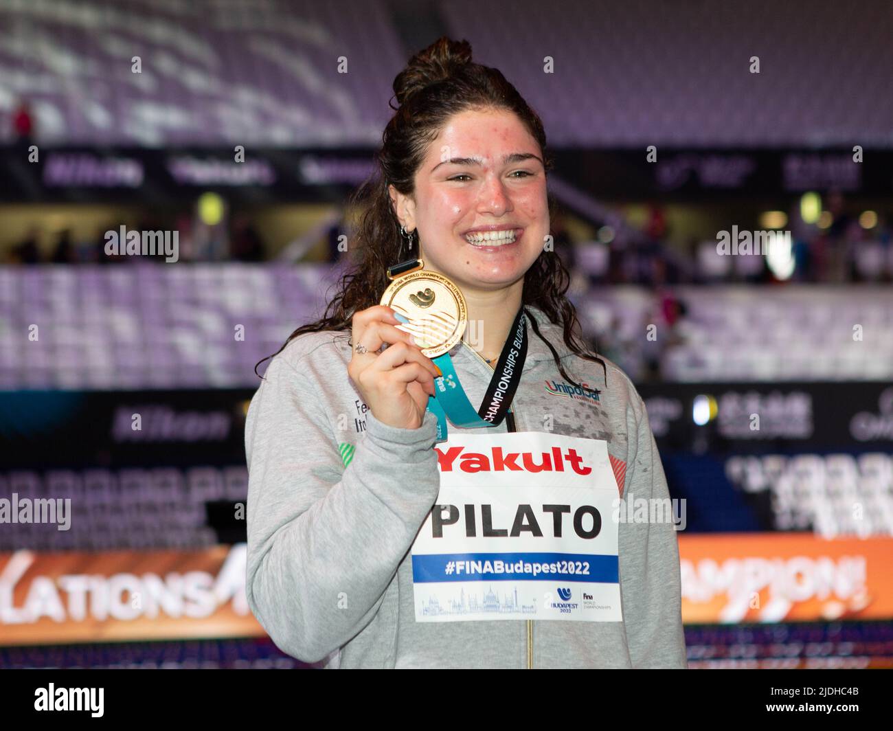 June 20, 2022, Rome, Hungary: Benedetta Pilato of Italy, Gold medal ...
