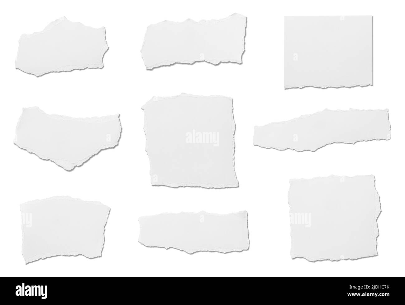 white paper ripped message torn Stock Photo - Alamy