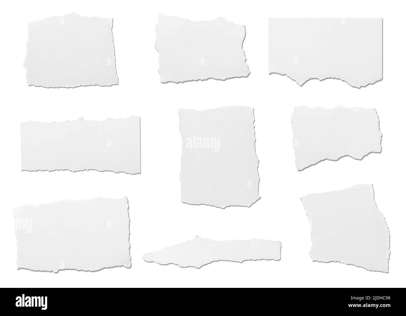 white paper ripped message torn Stock Photo - Alamy