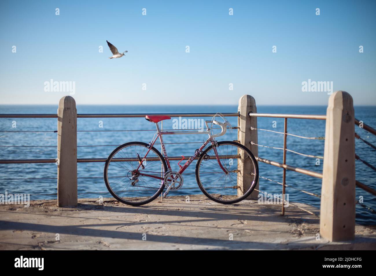 seaside bike ride Stock Photo - Alamy