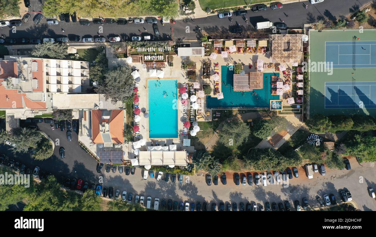 Faqra club, resort with pools and tennis court, Mount Lebanon - Faraya ...
