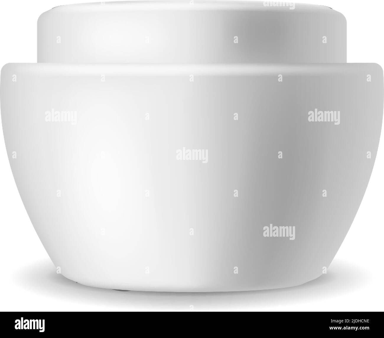 Realistic cosmetic jar on Black and White Stock Photos & Images - Alamy