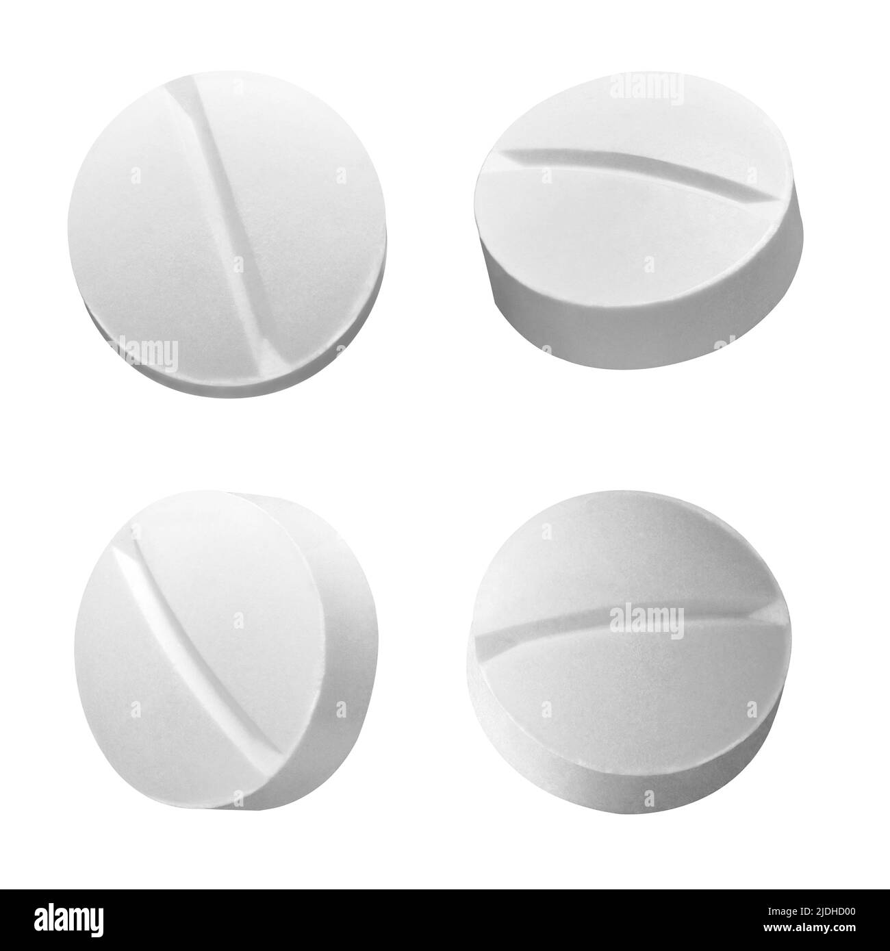 collection of various white pilsl on white background Stock Photo - Alamy