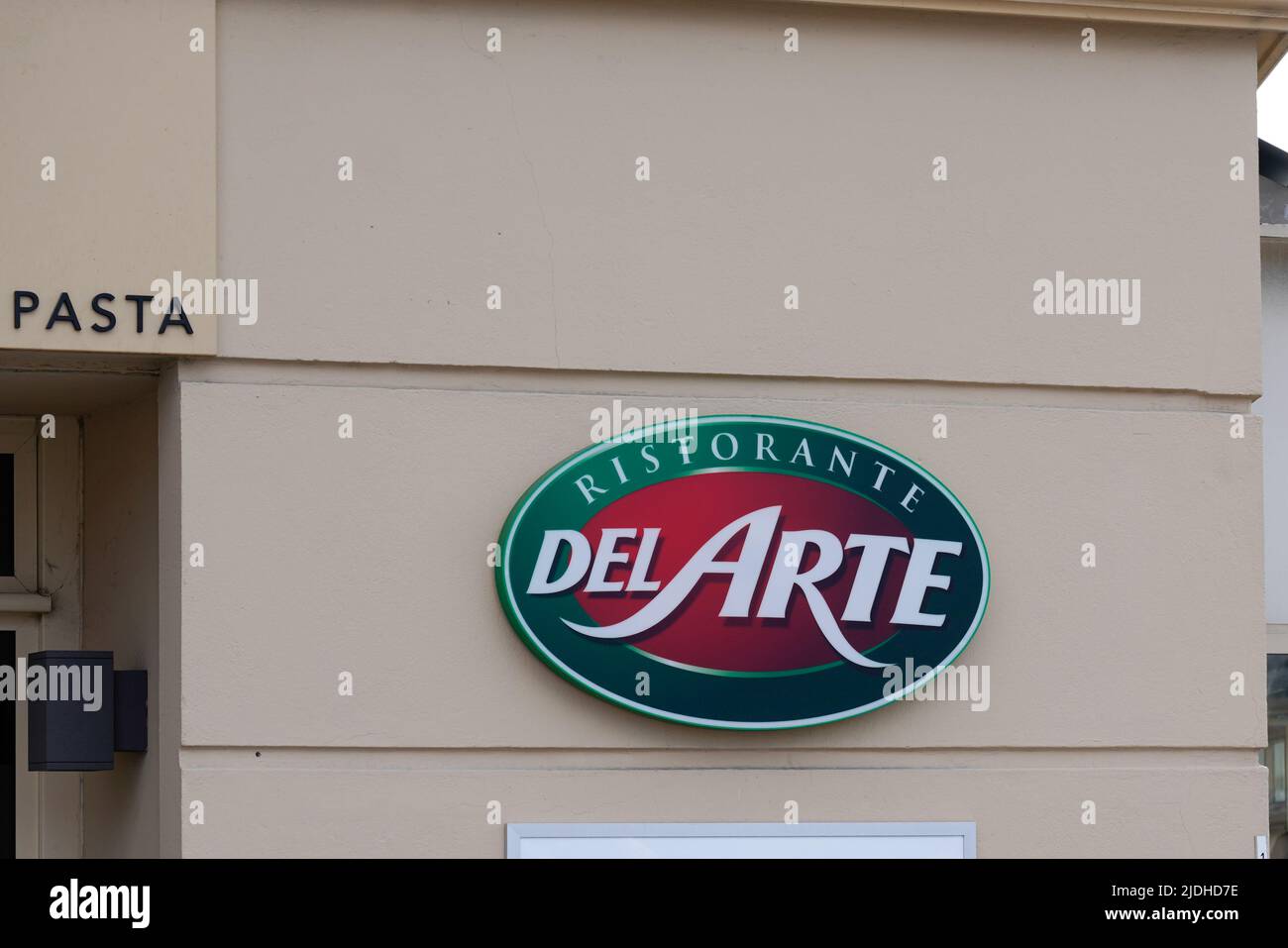 Bordeaux , Aquitaine France - 06 10 2022 : Pizza del arte brand text ...