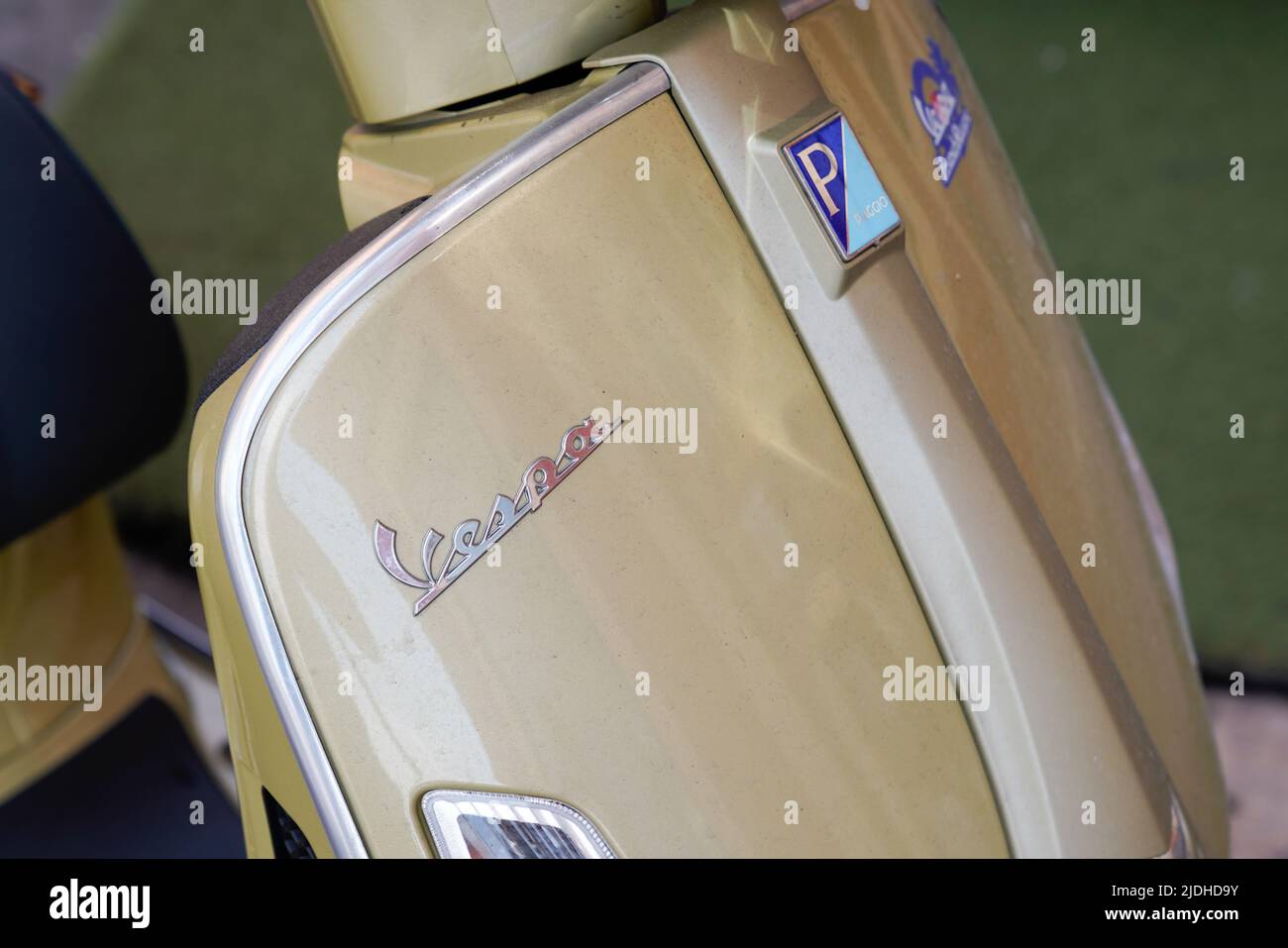 Bordeaux , Aquitaine France - 06 12 2022 : vespa sign italian ...