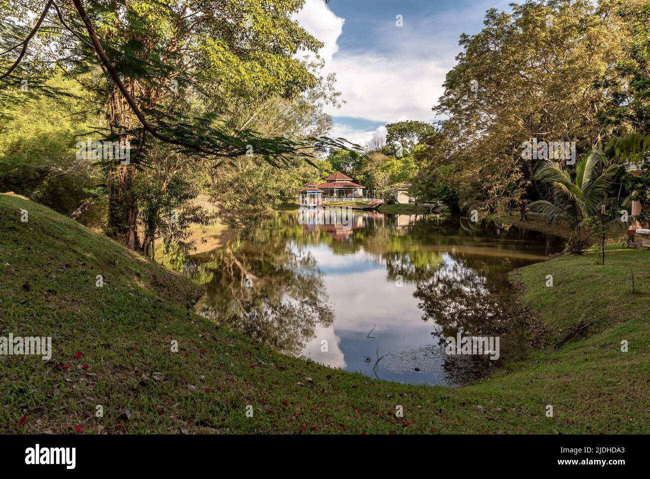 Labuan, Malaysia-June 08, 2021, Labuan Botanical Garden is one of many ...