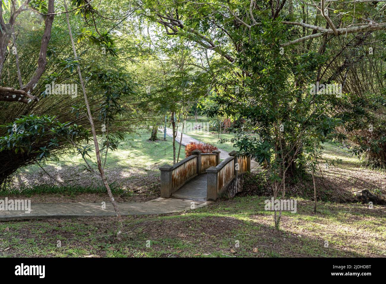 Labuan, Malaysia-June 08, 2021, Labuan Botanical Garden is one of many ...