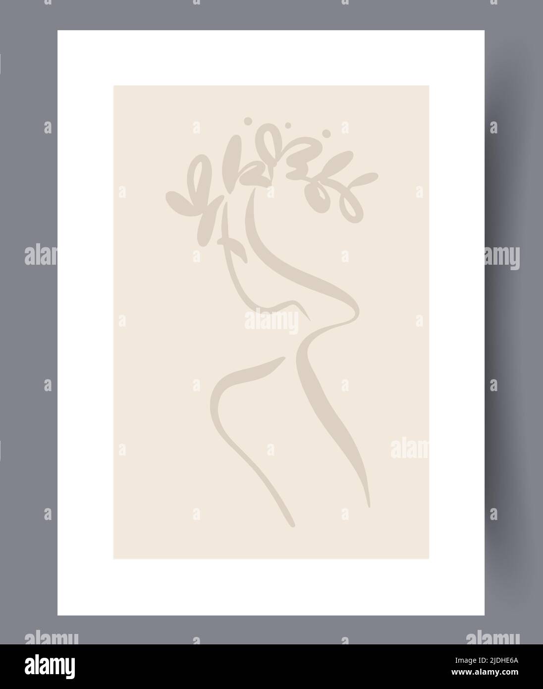 Modern printable artworks for interior designs Stock Vector Image & Art ...